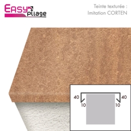 Couvertine Aluminium Imitation Corten
